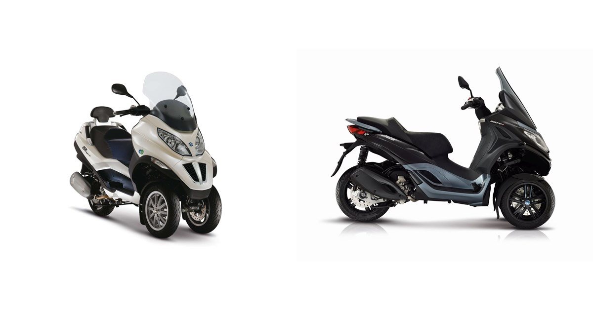 Piaggio MP3 Hybrid 300 LT 2013 vs Piaggio MP3 300 HPE 2020