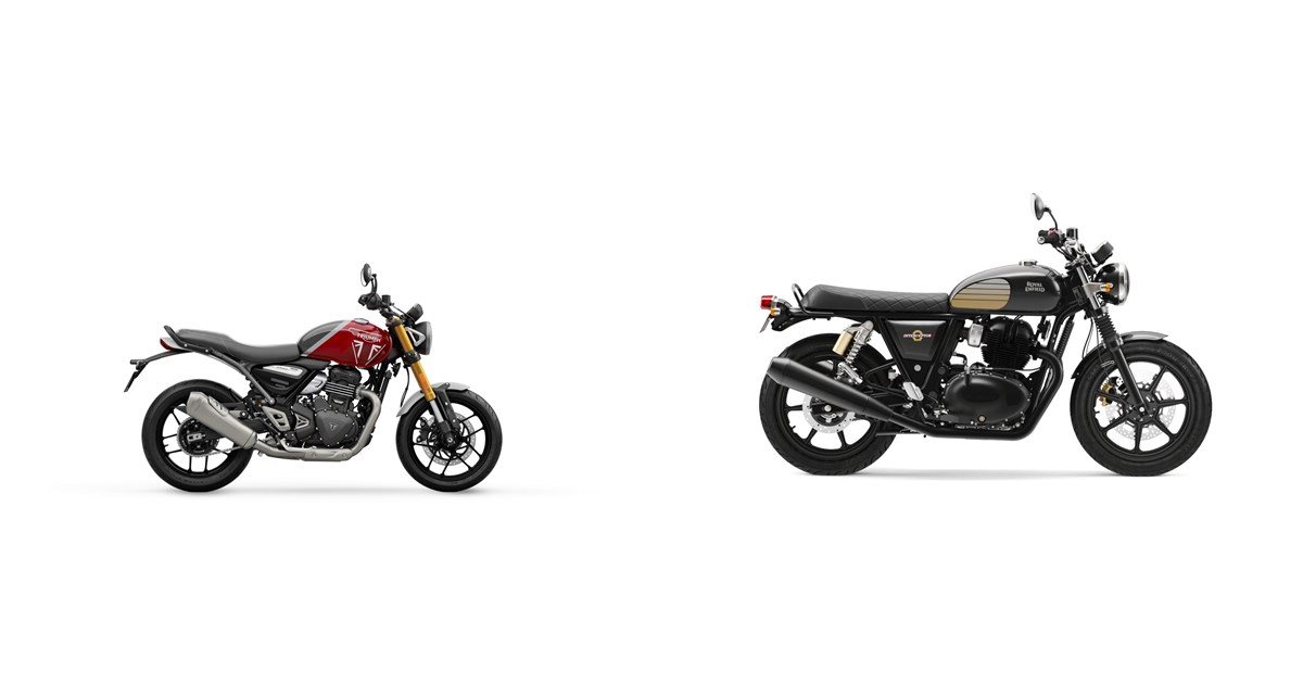 Triumph Speed 400 2025 vs Royal Enfield Interceptor 650 2024