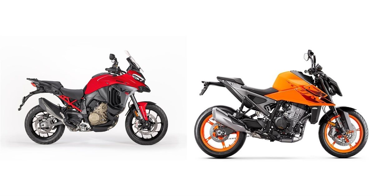 Ducati Multistrada V4 S 2025 vs KTM 990 Duke 2025