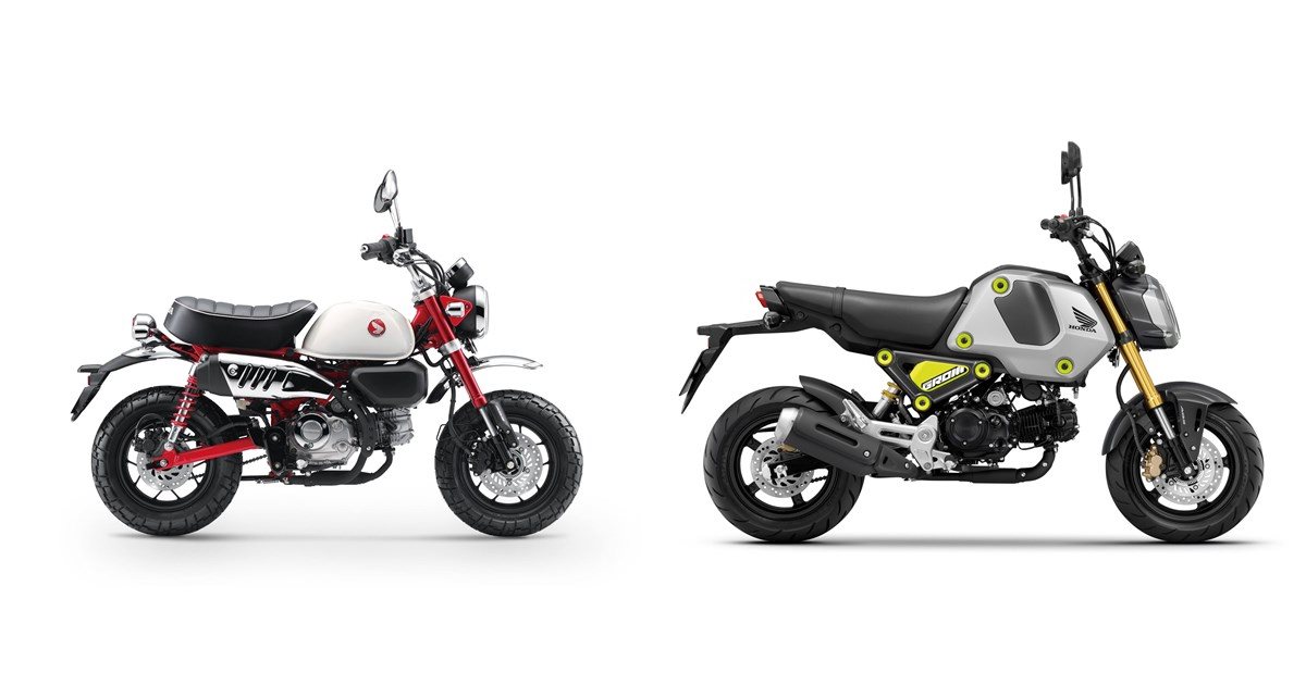 Honda Monkey 125 2025 vs Honda MSX125 Grom 2021
