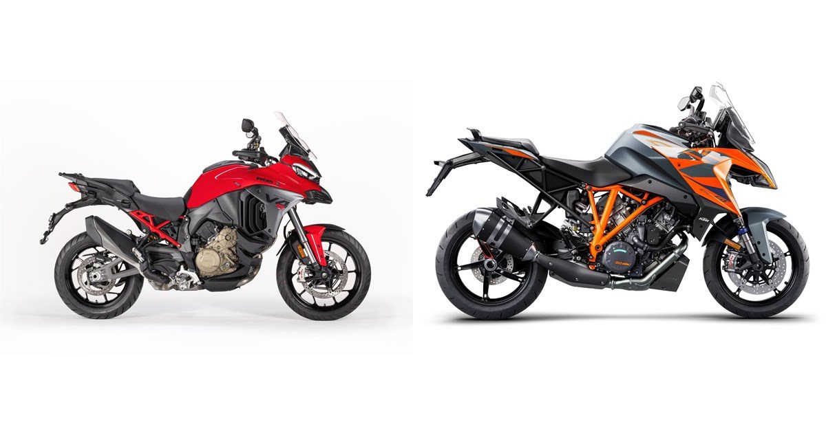 Ducati Multistrada V4 S 2025 vs KTM 1290 Super Duke GT 2023