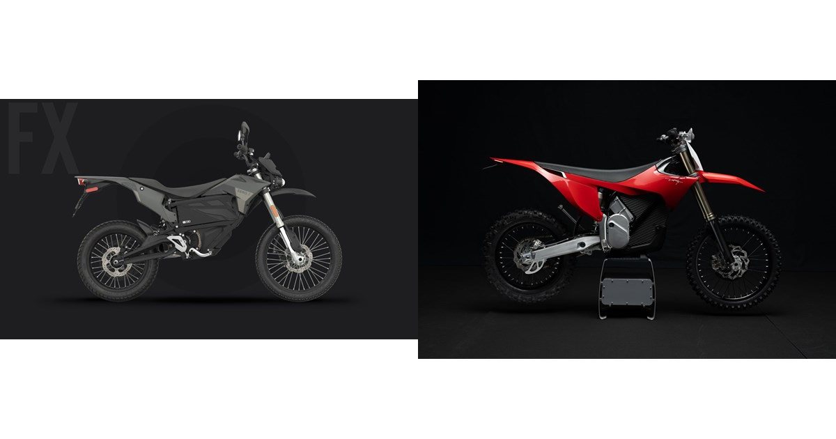 Motorrad Vergleich Zero FX 2024 vs. Stark Future Varg EX 2025