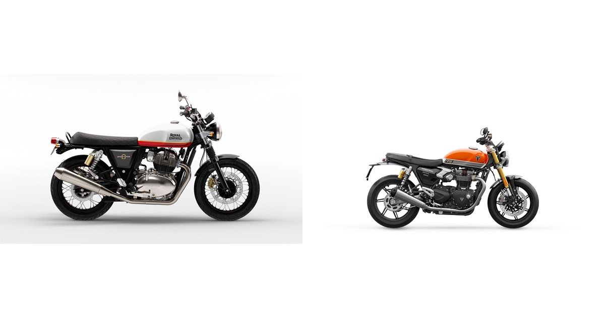 Royal Enfield Interceptor 650 2021 vs Triumph Speed Twin 1200 RS 2025