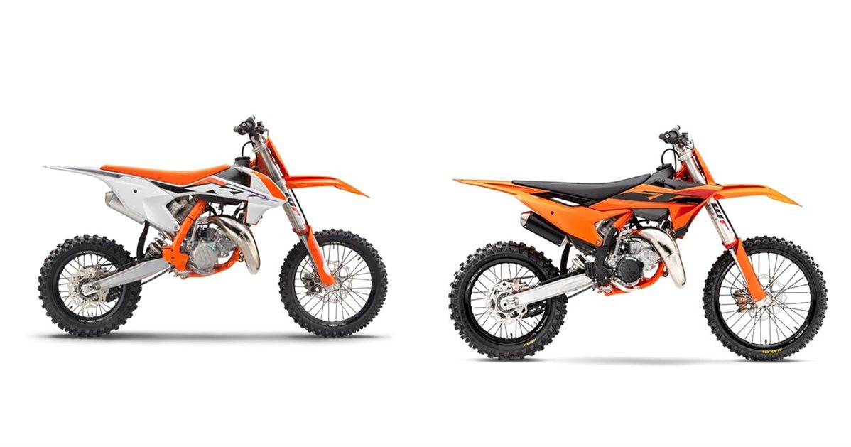 KTM 85 SX 17/14 2023 vs KTM 85 SX 19/16 2025