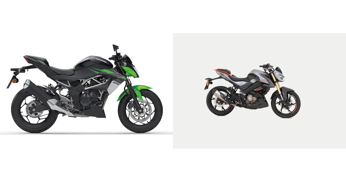 Confronto tra moto Kawasaki Z125 2025 VS. QJ Motor SRK 125 S 2024