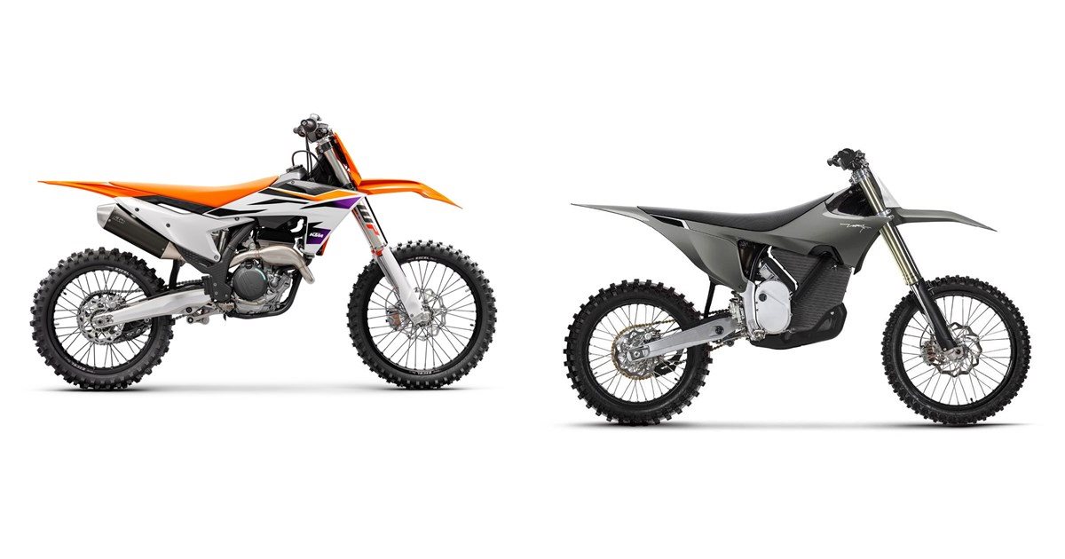 Motorrad Vergleich KTM 250 SX-F 2024 vs. Stark Future Varg MX 2025