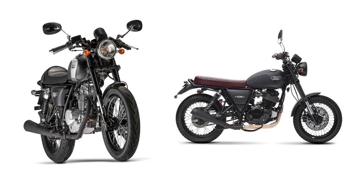 Motorrad Vergleich Mash Cafe Racer 2017 vs. Mash Two Fifty 2022