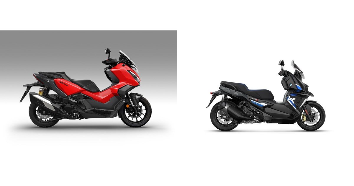 Motorrad Vergleich Honda ADV350 2025 vs. BMW C 400 X 2022