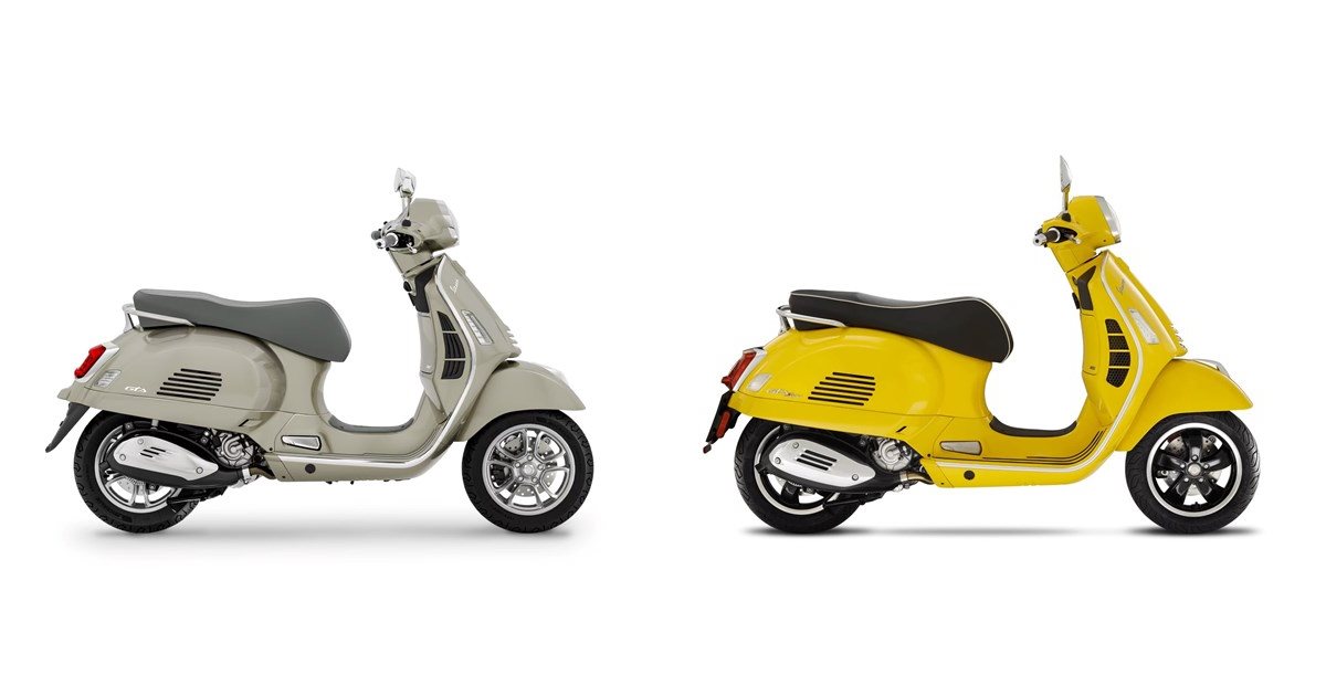 Motorrad Vergleich Vespa GTS 310 2025 vs. Vespa GTS 300 hpe Super 2021