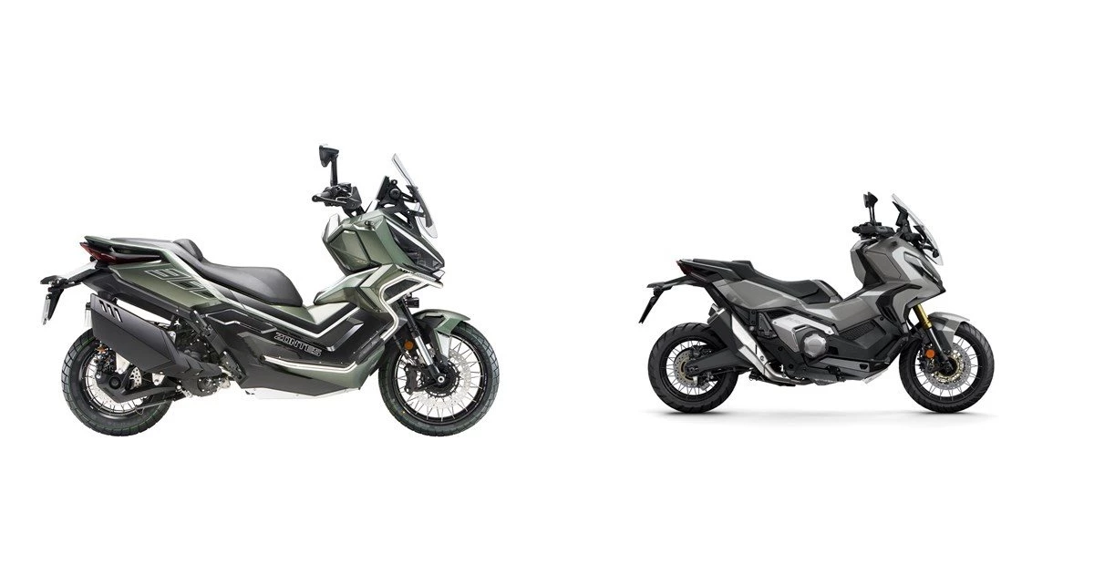 Confronto tra moto Zontes 368 G 2025 VS. Honda X-ADV 2023