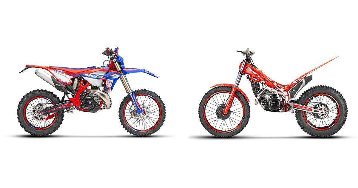 Motorrad Vergleich Beta RR Racing 2T 300 2024 vs. Beta Evo 300 2T 2022