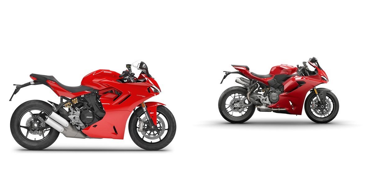 Motorrad Vergleich Ducati SuperSport 950 2025 vs. Ducati Panigale V2 2025