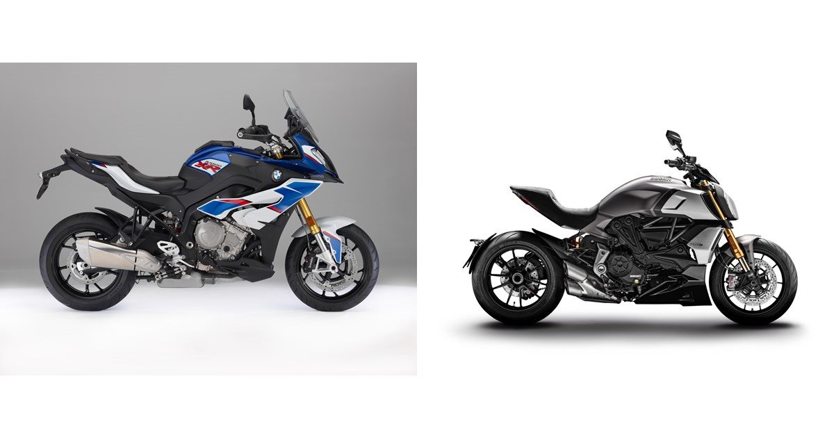Motorrad Vergleich BMW S 1000 XR 2019 vs. Ducati Diavel 1260 S 2019