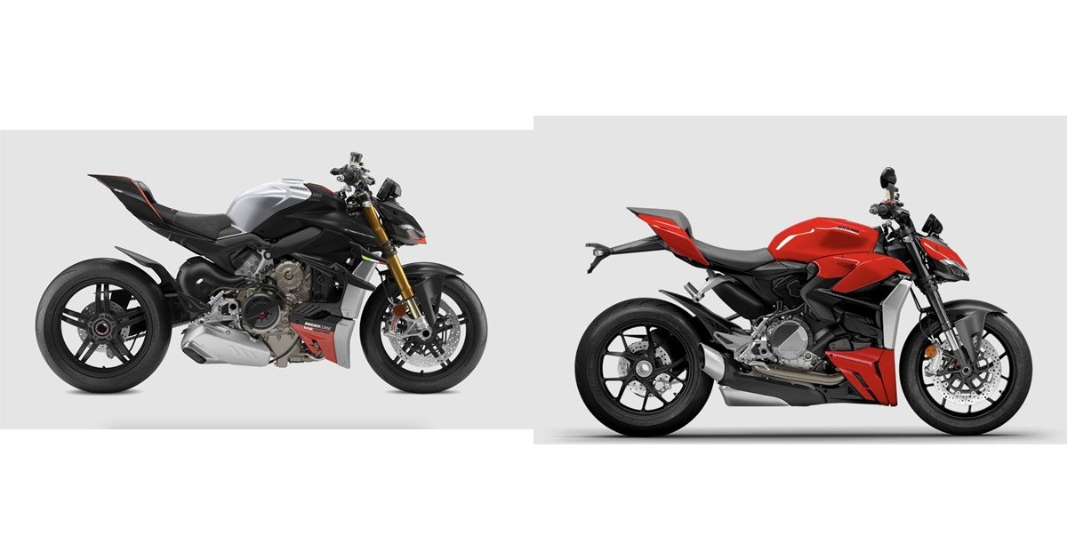 Motorrad Vergleich Ducati Streetfighter V4 SP2 2024 vs. Ducati ...