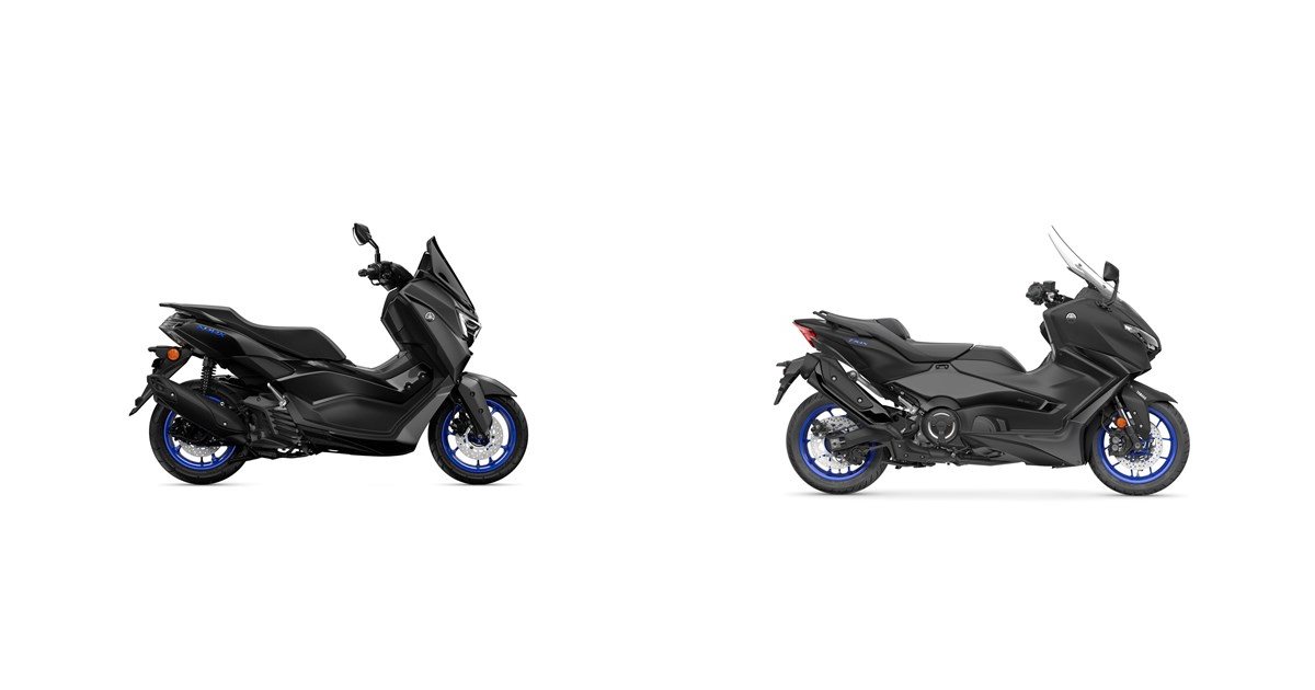 Comparaison des motos Yamaha NMAX 125 2025 VS. Yamaha TMAX 2025