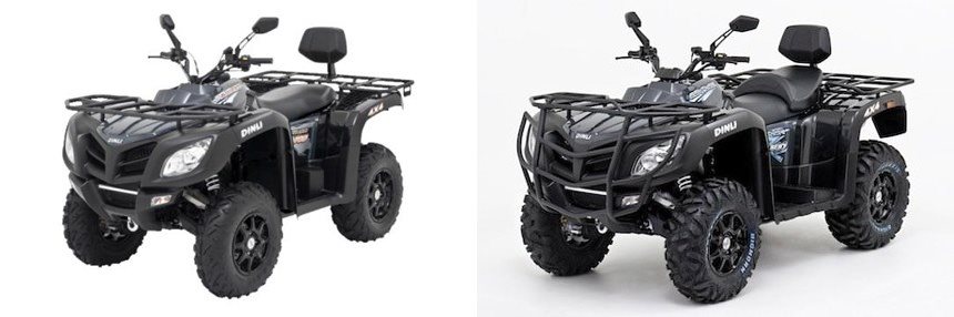 Motorrad Vergleich Dinli Centhor 700 Professional 2010 vs. Dinli ...