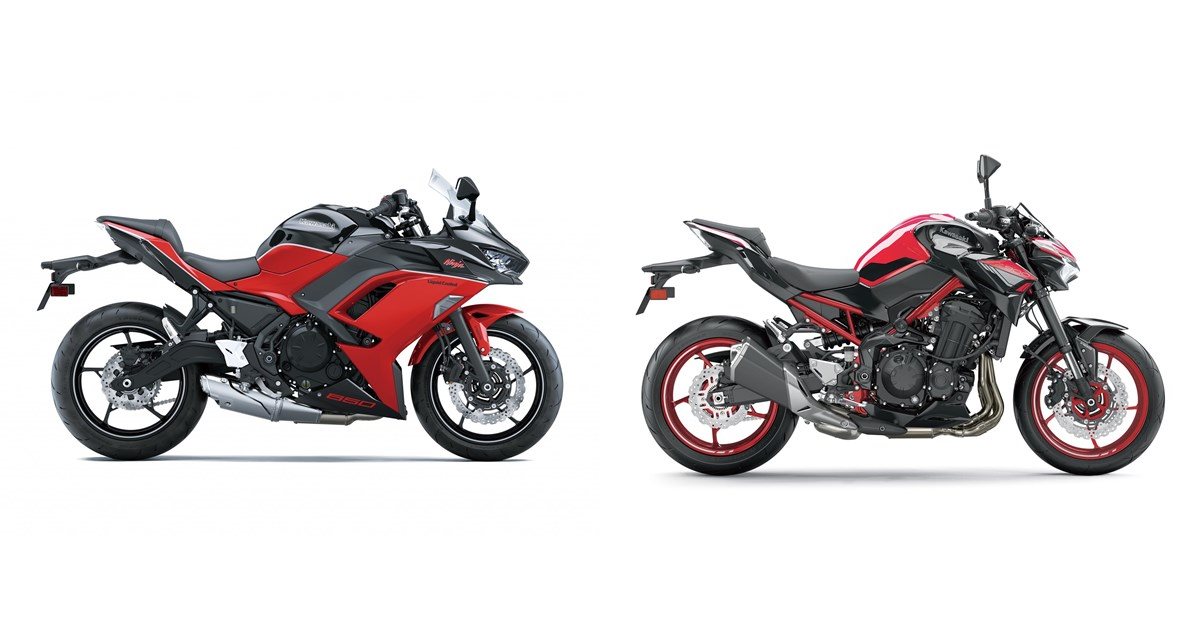 Motorrad Vergleich Kawasaki Ninja 650 40th Anniversary 2024 vs ...