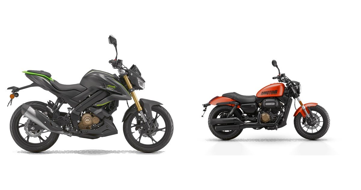 Comparaison des motos QJ Motor SRK 125 S 2025 VS. QJ Motor SRV12 2025