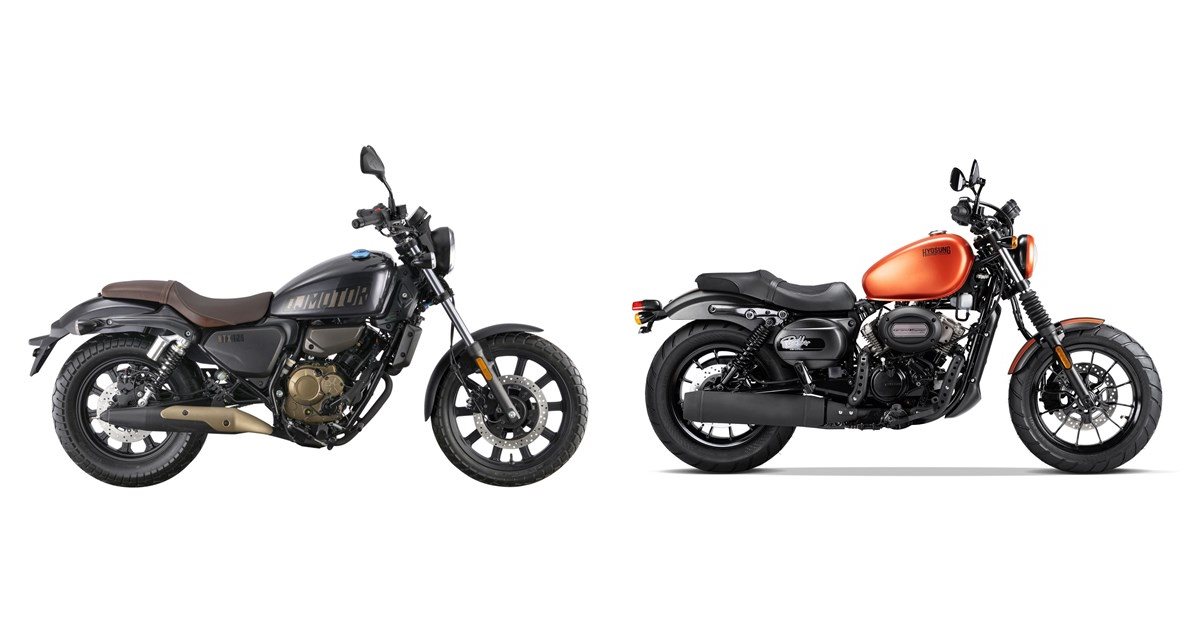 Confronto tra moto QJ Motor SRV 125 2025 VS. Hyosung GV 125 S Aquila 2024