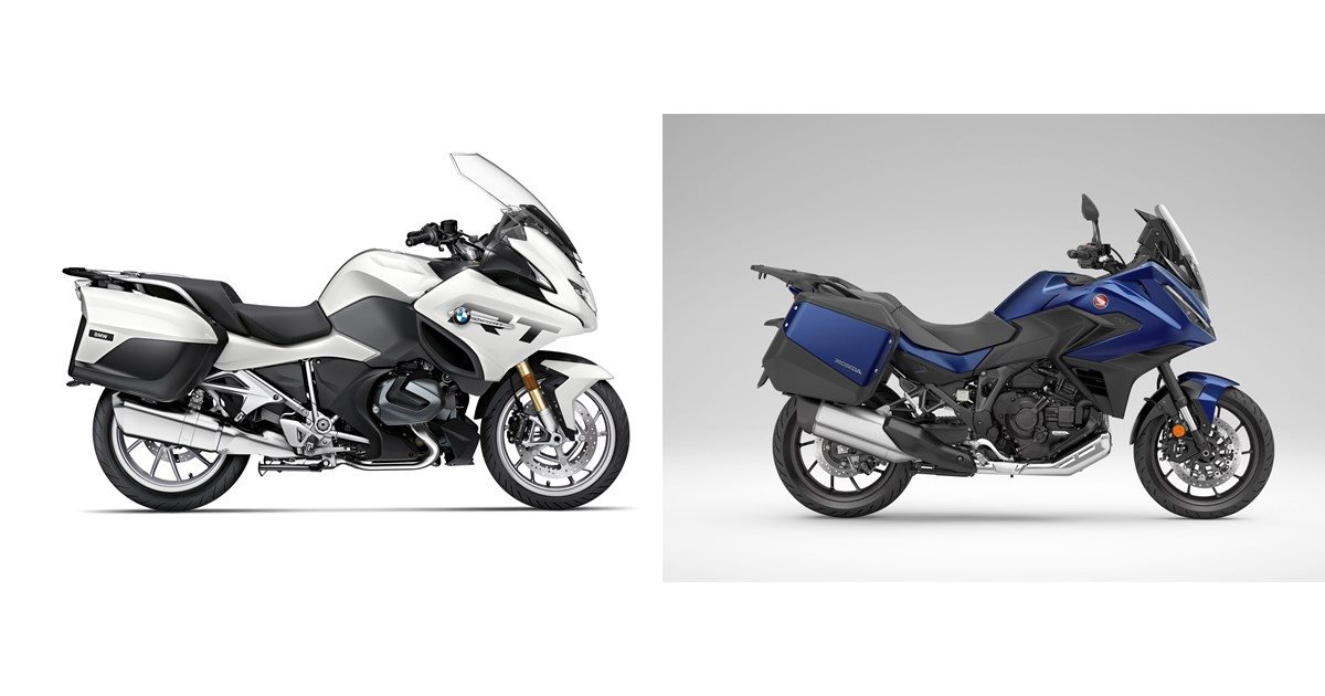 Motorrad Vergleich BMW R 1250 RT 2025 vs. Honda NT1100 DCT 2025
