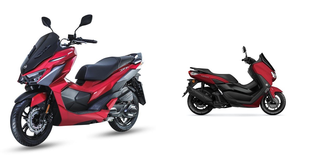 Motorrad Vergleich Sym Jet X 125 2025 vs. Yamaha NMAX 125 2021