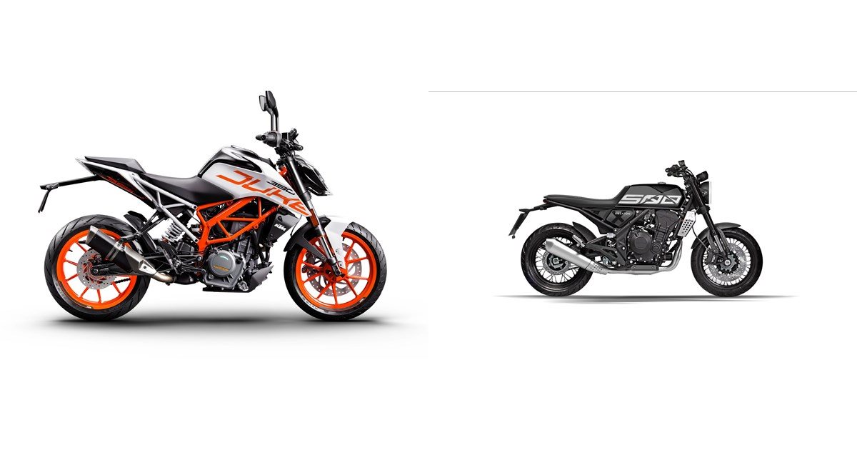 Motorrad Vergleich KTM 390 Duke 2018 vs. Brixton Crossfire 500 X 2025
