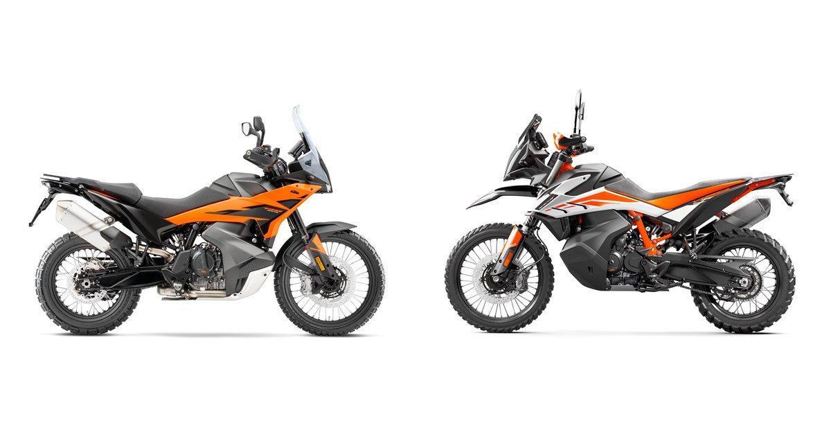 Motorrad Vergleich KTM 790 Adventure 2025 vs. KTM 790 Adventure R 2019