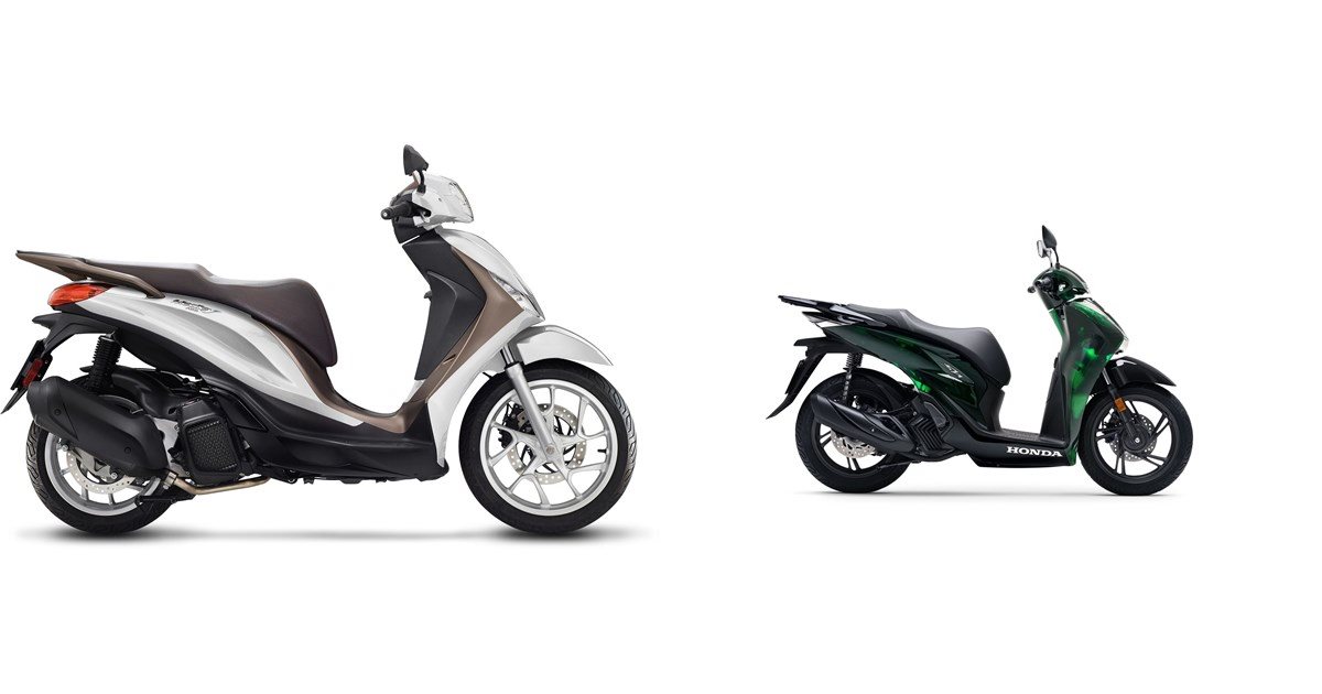 Confronto tra moto Piaggio Medley 125 2023 VS. Honda SH125i 2025