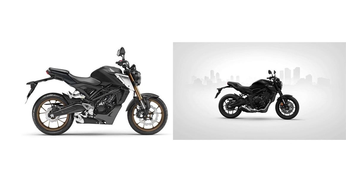 Comparaison des motos Honda CB125R 2025 VS. Honda CB650R 2024