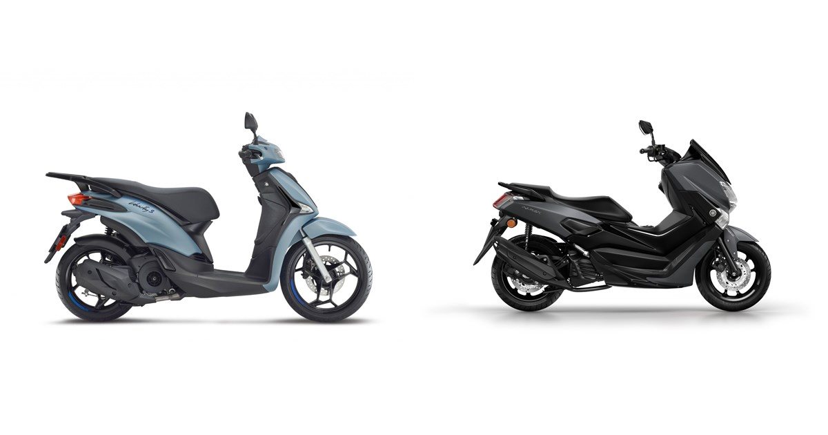 Comparaison des motos Piaggio Liberty 125 S 2025 VS. Yamaha NMAX 125 2019