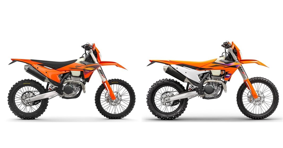 Confronto tra moto KTM 350 EXC-F 2026 2026 VS. KTM 350 EXC-F 2024