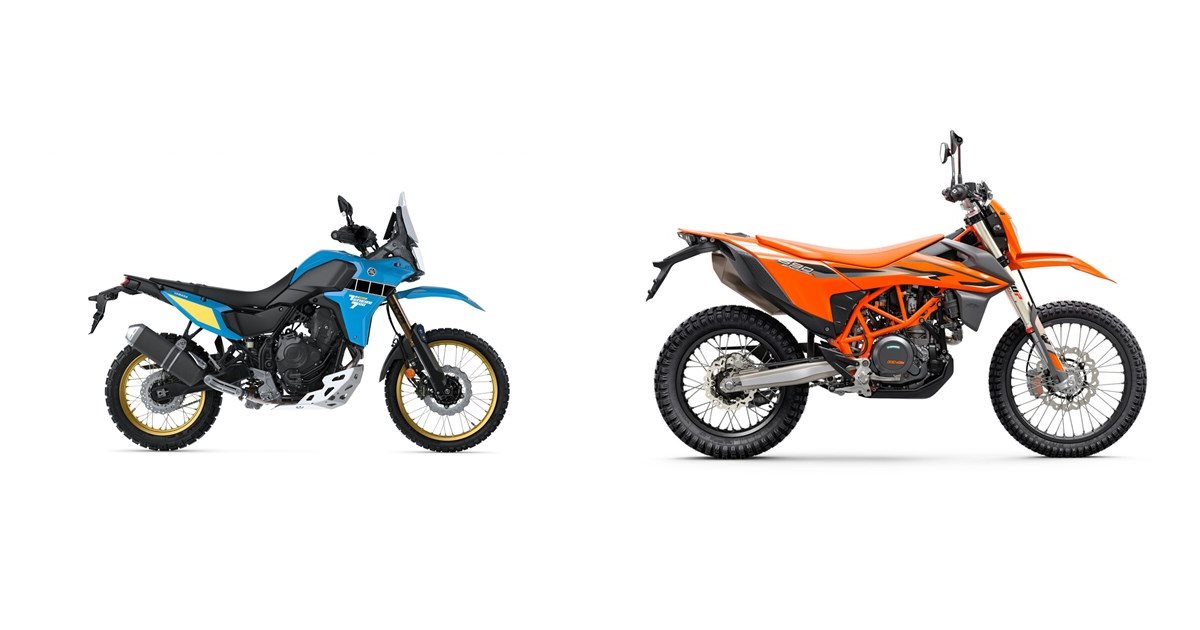 Motorrad Vergleich Yamaha Tenere 700 Rally 2025 vs. KTM 690 Enduro R 2023