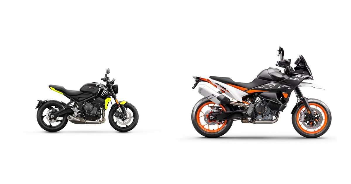 Comparaison des motos Triumph Trident 660 2024 VS. KTM 890 SMT 2024