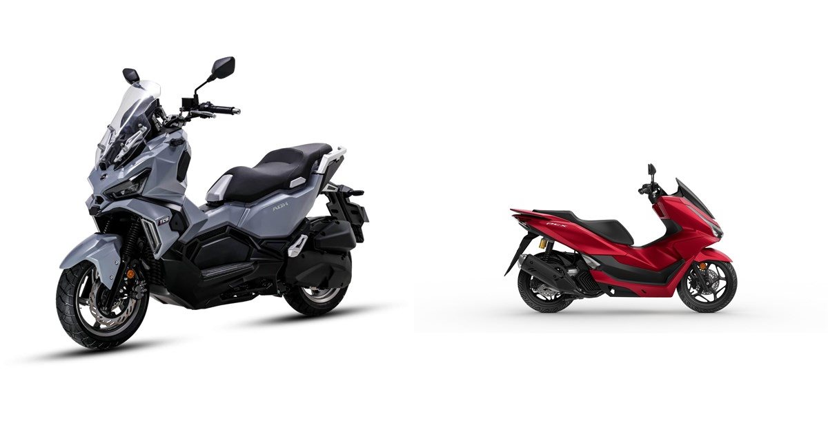 Comparaison des motos Sym ADX 125 2025 VS. Honda PCX125 DX 2025