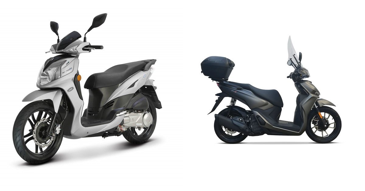 Motorrad Vergleich Sym Symphony SR 125 2025 vs. Voge SR16 125 ABS TCS 2025