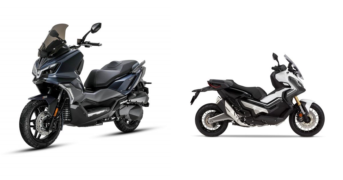 Comparaison des motos Sym ADX 300 2025 VS. Honda X-ADV 2020