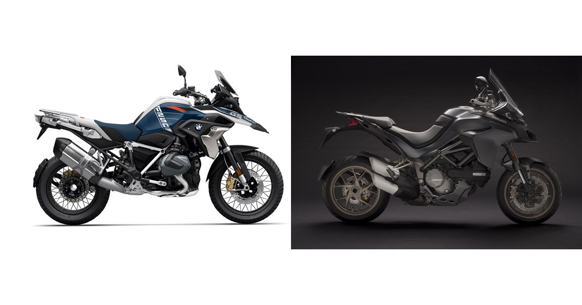 Motorrad Vergleich BMW R 1250 GS 2023 vs. Ducati Multistrada 1260 S 2018