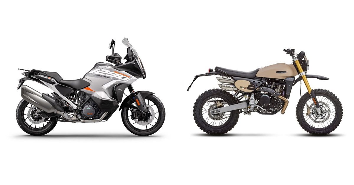 Motorrad Vergleich KTM 1290 Super Adventure S 2024 vs. Fantic Caballero ...