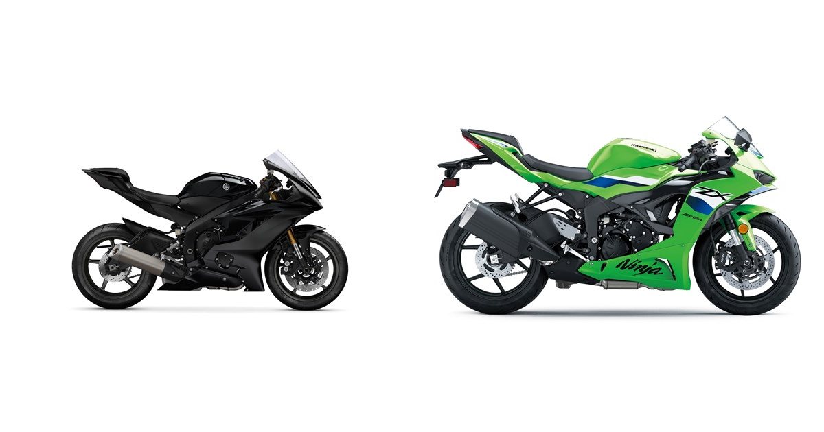 Confronto tra moto Yamaha R6 RACE 2025 VS. Kawasaki Ninja ZX-6R 2026