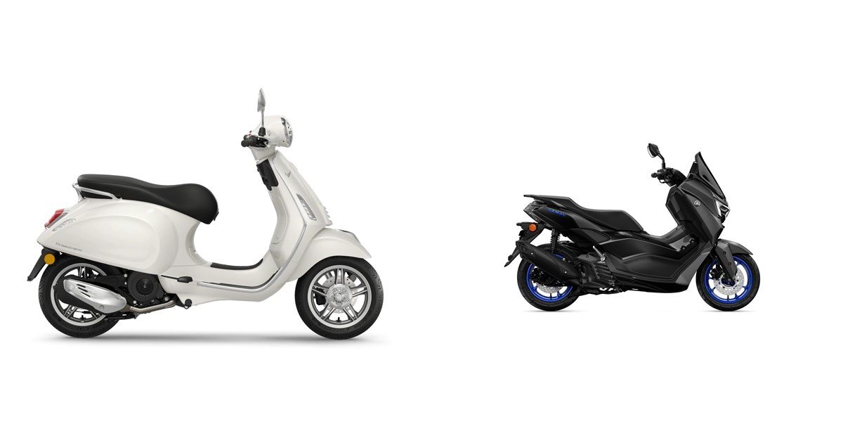 Confronto tra moto Vespa Primavera 125 2025 VS. Yamaha NMAX 125 2025