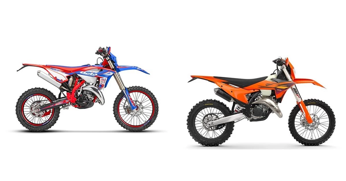 Motorrad Vergleich Beta RR RACING 2T 125 2024 vs. KTM 125 XC-W 2026 2026