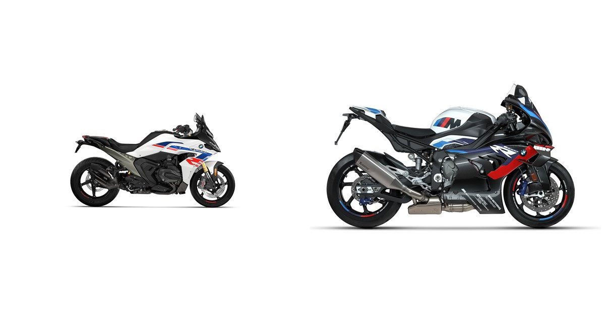 Motorrad Vergleich BMW R 1300 RS 2025 vs. BMW M 1000 RR 2024