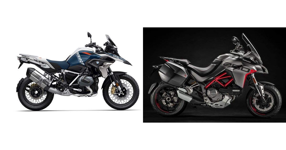 Comparaison des motos BMW R 1250 GS 2023 VS. Ducati Multistrada 1260 S ...