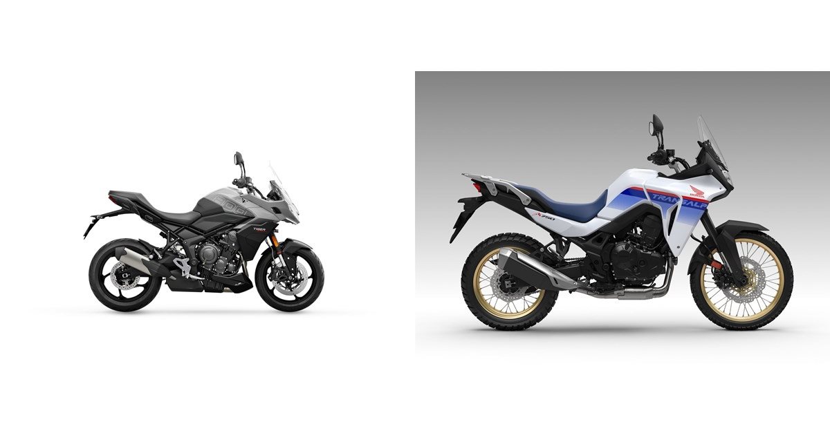 Comparaison des motos Triumph Tiger Sport 800 2025 VS. Honda XL750 Transalp 2024
