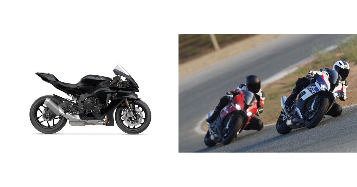 Motorrad Vergleich Yamaha R1 RACE 2025 vs. BMW S 1000 RR 2019