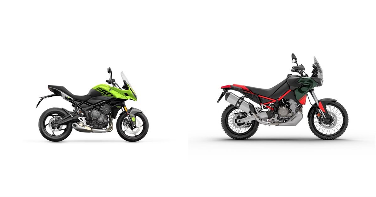 Motorrad Vergleich Triumph Tiger Sport 660 2025 vs. Aprilia Tuareg 660 2025