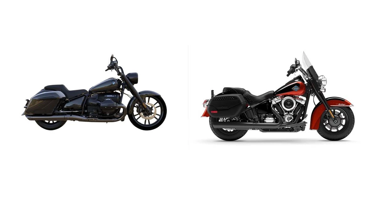 Comparaison des motos BMW R 18 Roctane 2024 VS. Harley-Davidson Softail Heritage Classic FLHC 2025