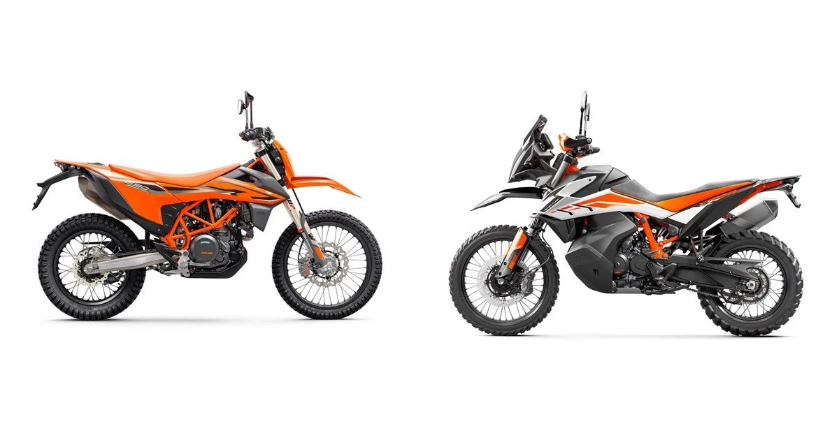 Comparaison des motos KTM 690 Enduro R 2024 VS. KTM 790 Adventure R 2019