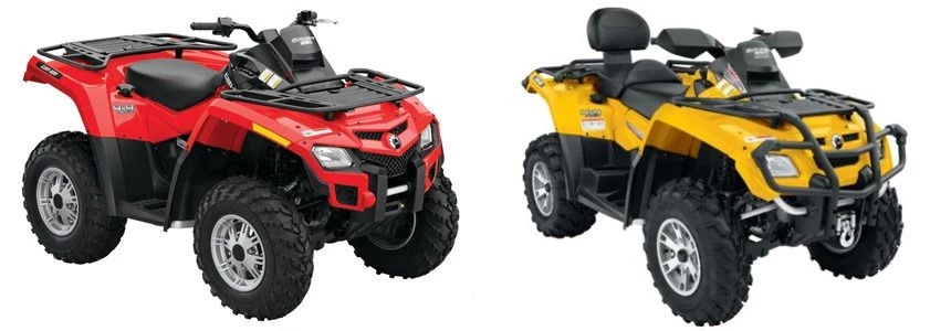 Motorrad Vergleich Can-Am Outlander Max 650 2011 vs. Can-Am Outlander ...