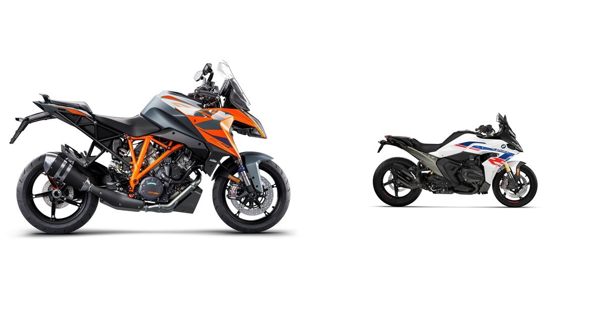Motorrad Vergleich KTM 1290 Super Duke GT 2024 vs. BMW R 1300 RS 2025